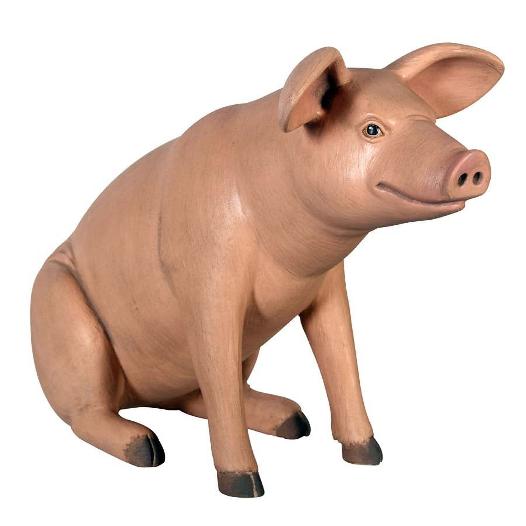 Design Toscano Sitting In Hog Heaven: Large Pig Statue - Walmart.com