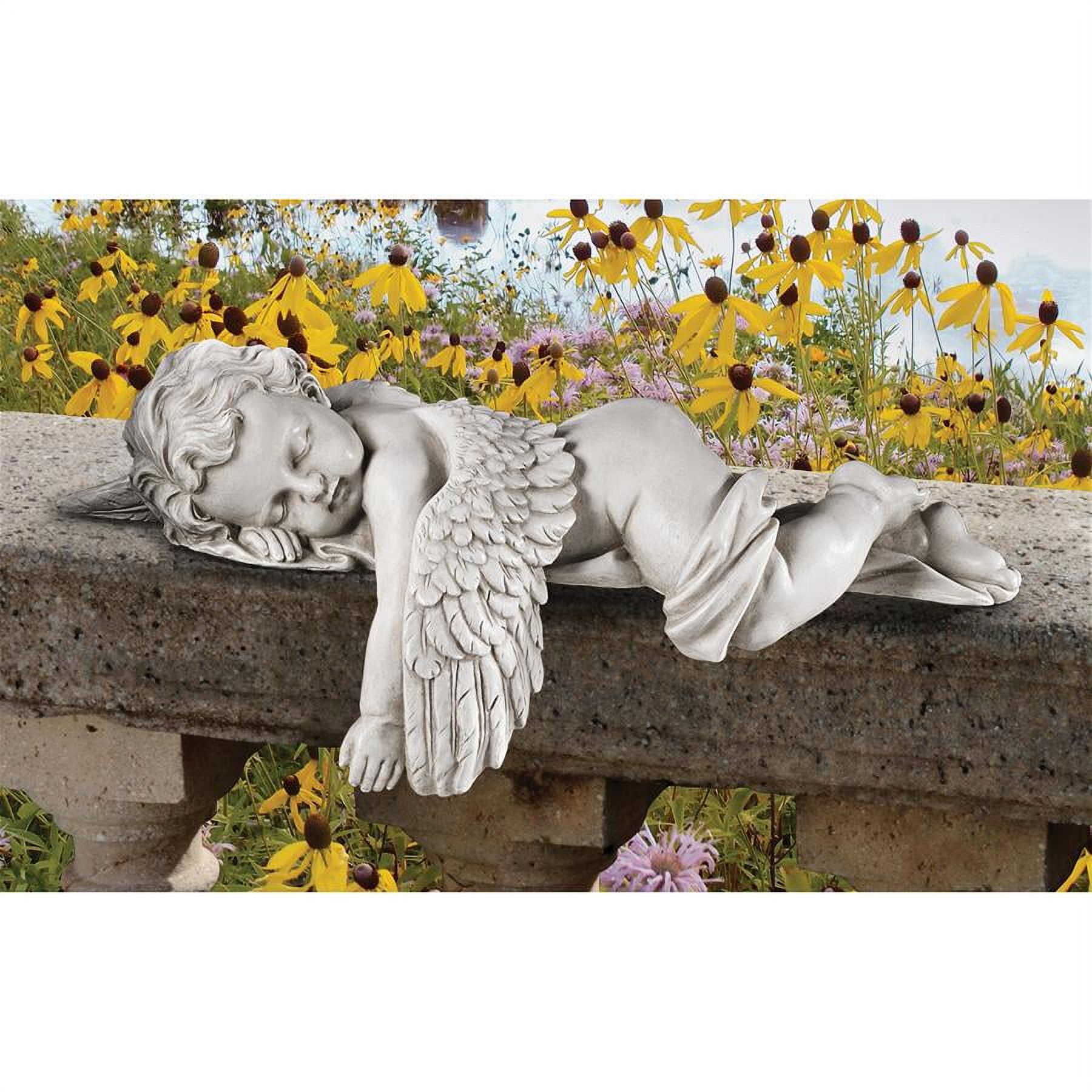 Design Toscano Divine Guidance: Praying Angel Garden Statue: Medium ...