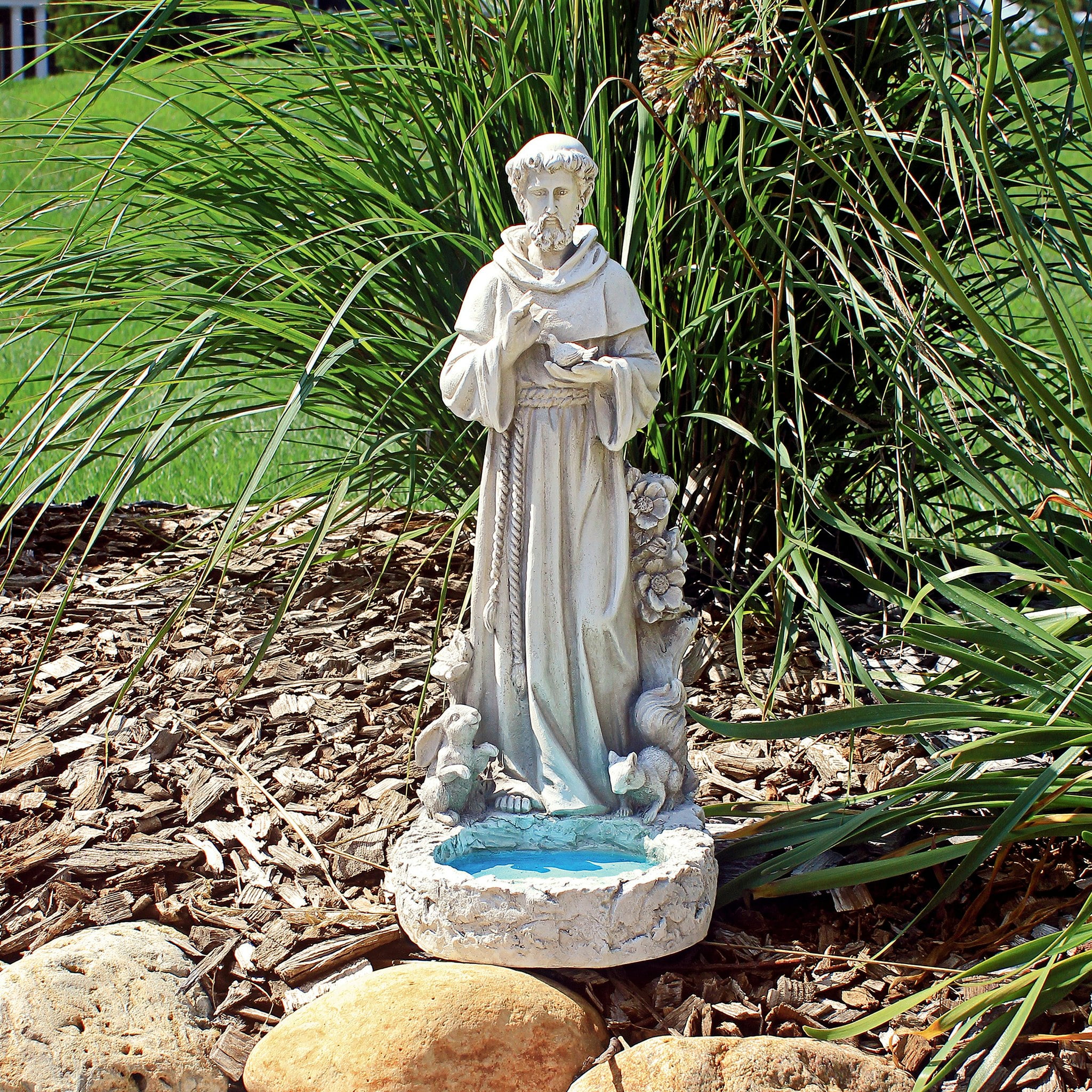 Design Toscano St. Francis Garden Reflection Pool Statue - Walmart.com