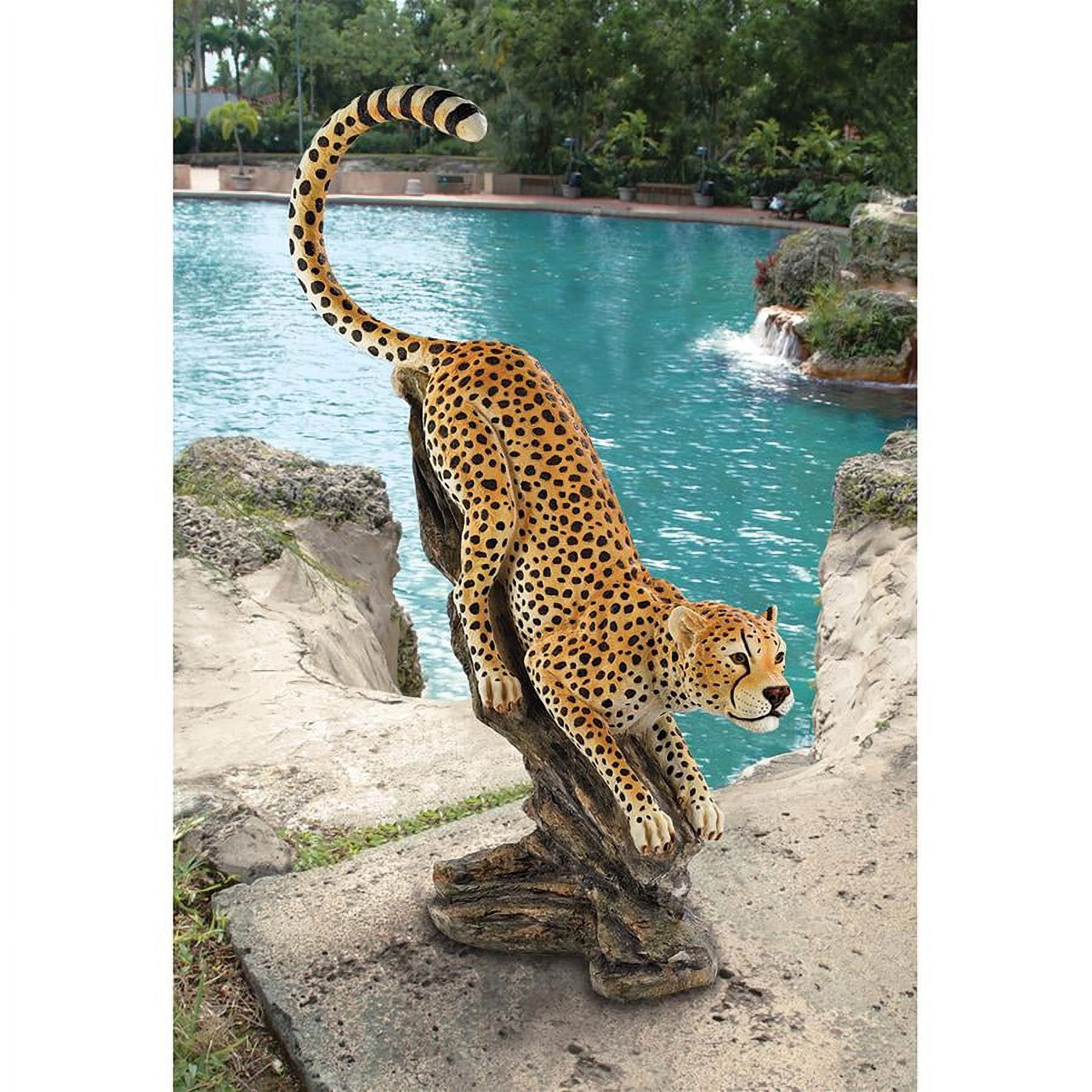 Design Toscano Stalking the Savannah Cheetah Statue - Walmart.com