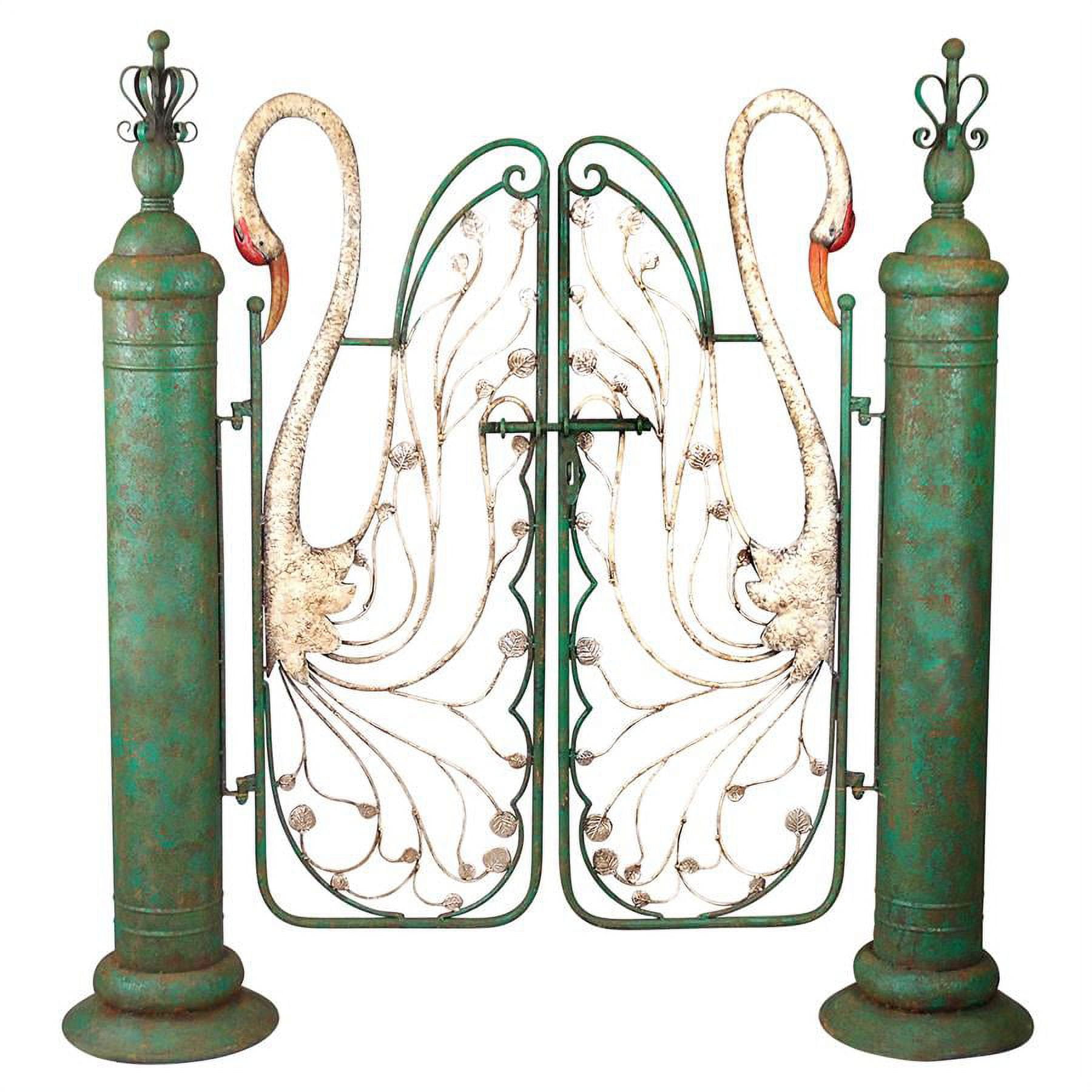 Design Toscano Swan Serenade Entryway Metal Garden Gate - Walmart.com