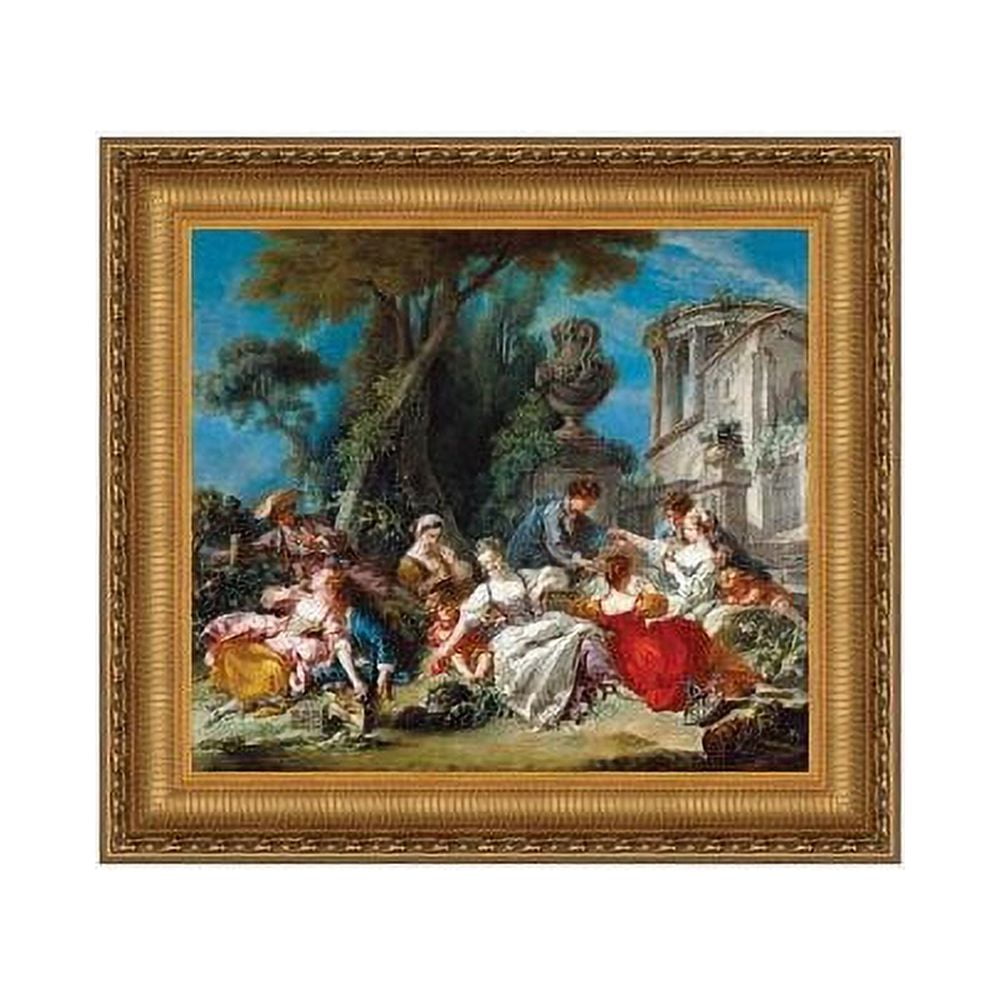 Design Toscano The Bird Catchers 1748 by Francois Boucher Framed ...