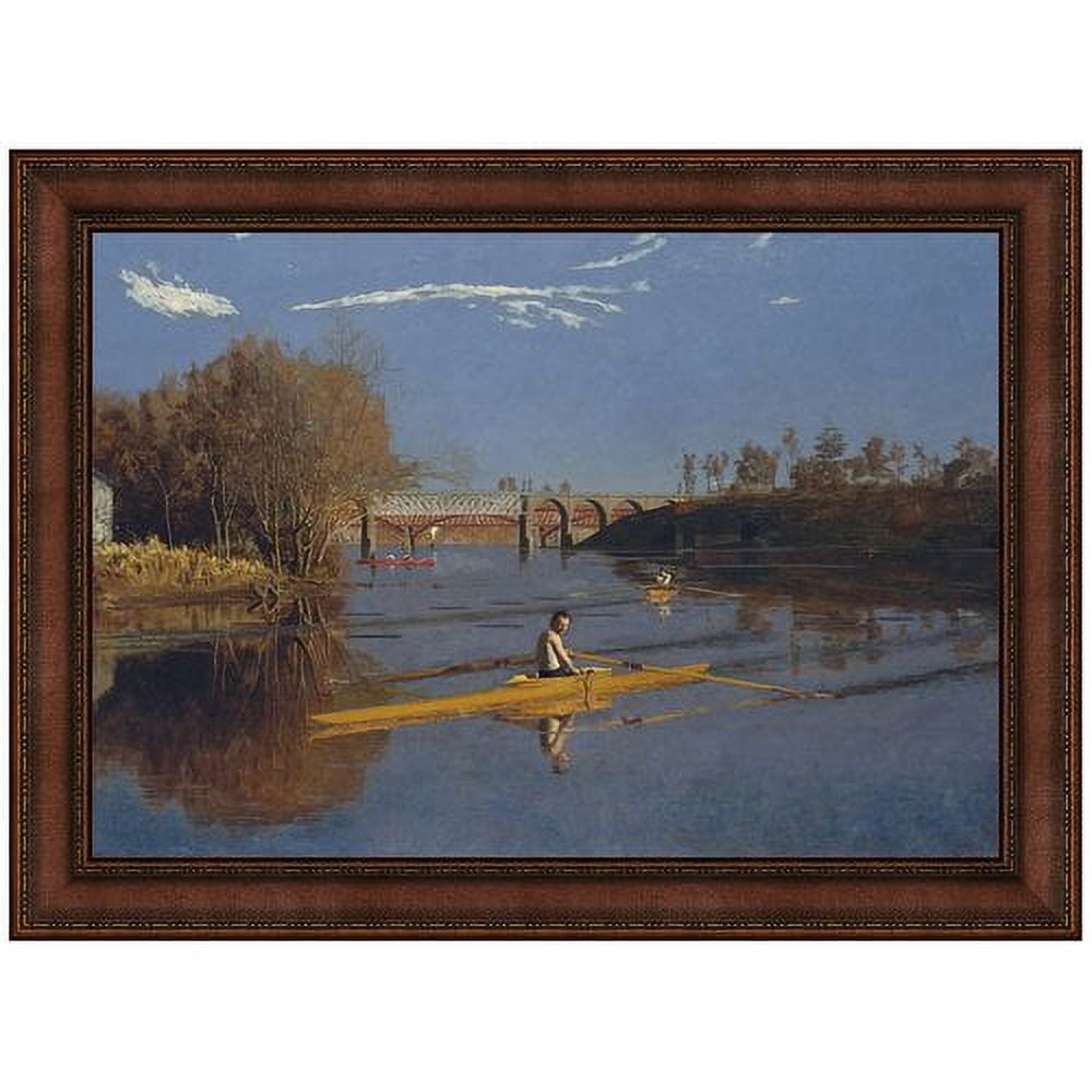 Design Toscano The Champion Single Sculls, 1871 by Thomas Eakins Framed ...