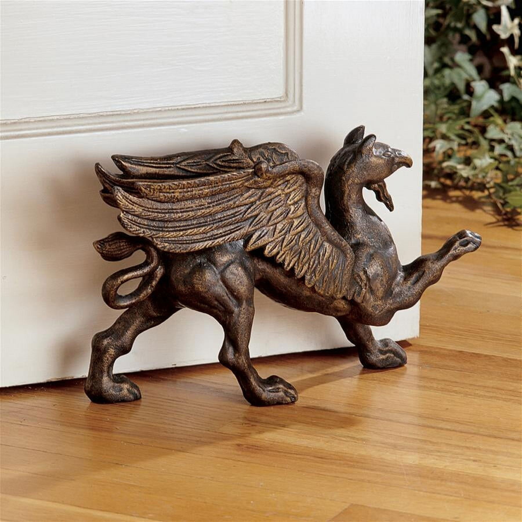 Design Toscano The Growling Griffin Authentic Foundry Iron Doorstop ...