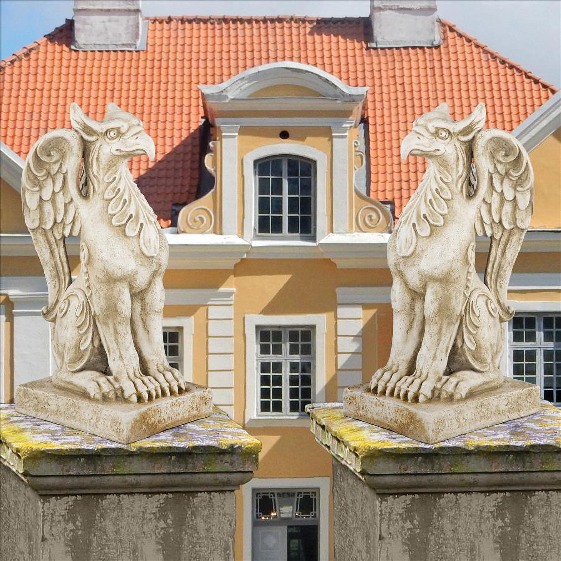 Design Toscano The Gryphon Sentinel of Guildford Court Statue: Set of ...