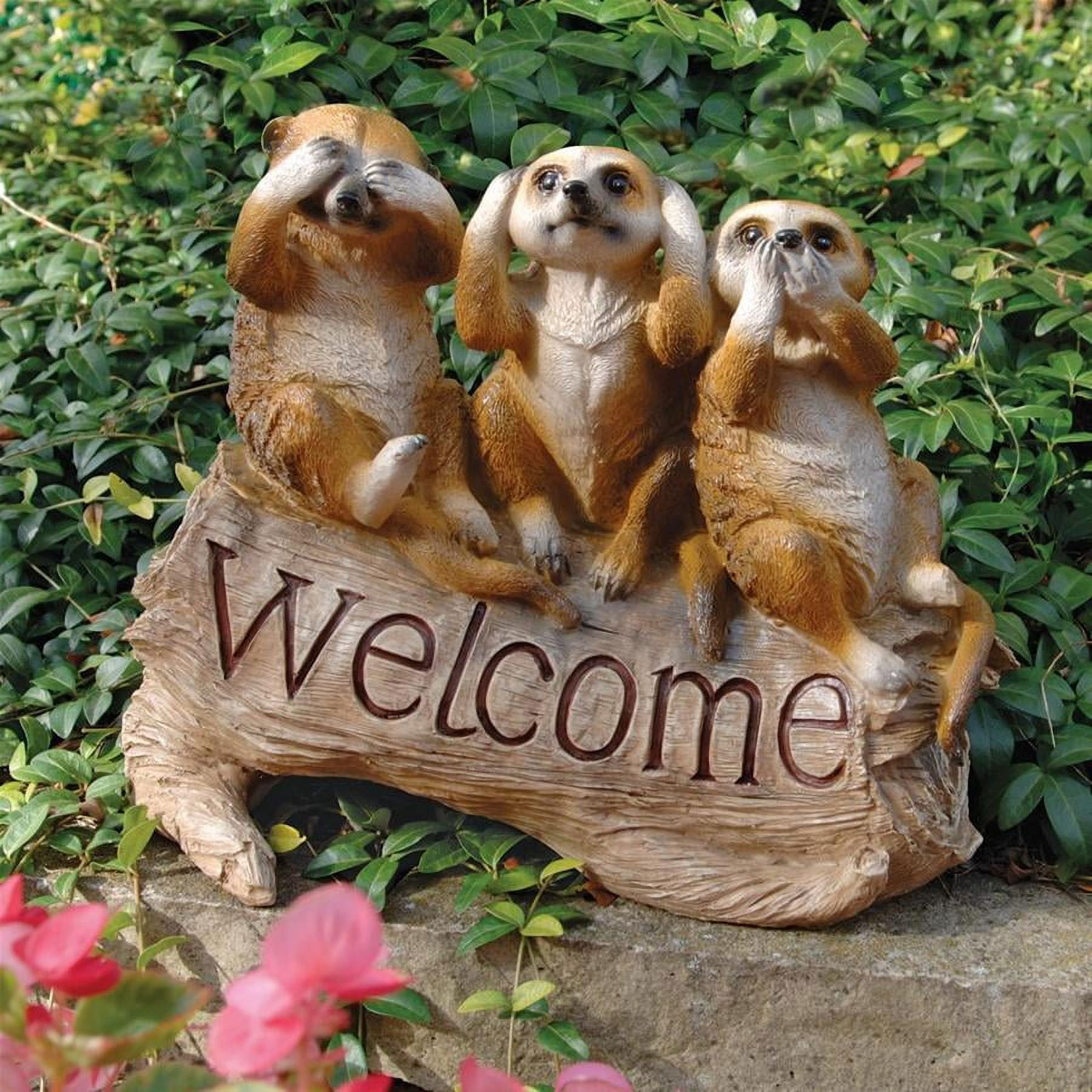 Design Toscano The Meerkat Menagerie Welcome Sculpture - Walmart.com