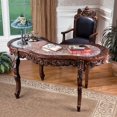 Design Toscano The Mountbatten Hardwood Marble-Topped Desk - Walmart.com