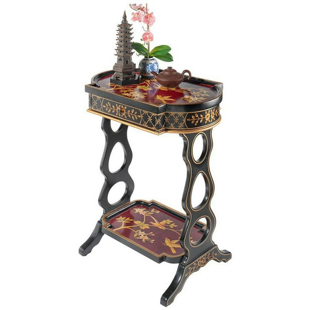 Design Toscano The Terrace of Shanghua Asian Style Lacquered Side Table ...