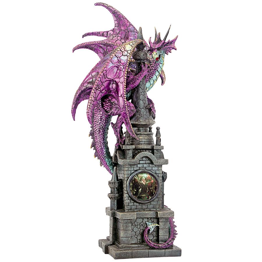 Design Toscano The Wizard s Dragon of Bulwark Tower Statue - Walmart ...