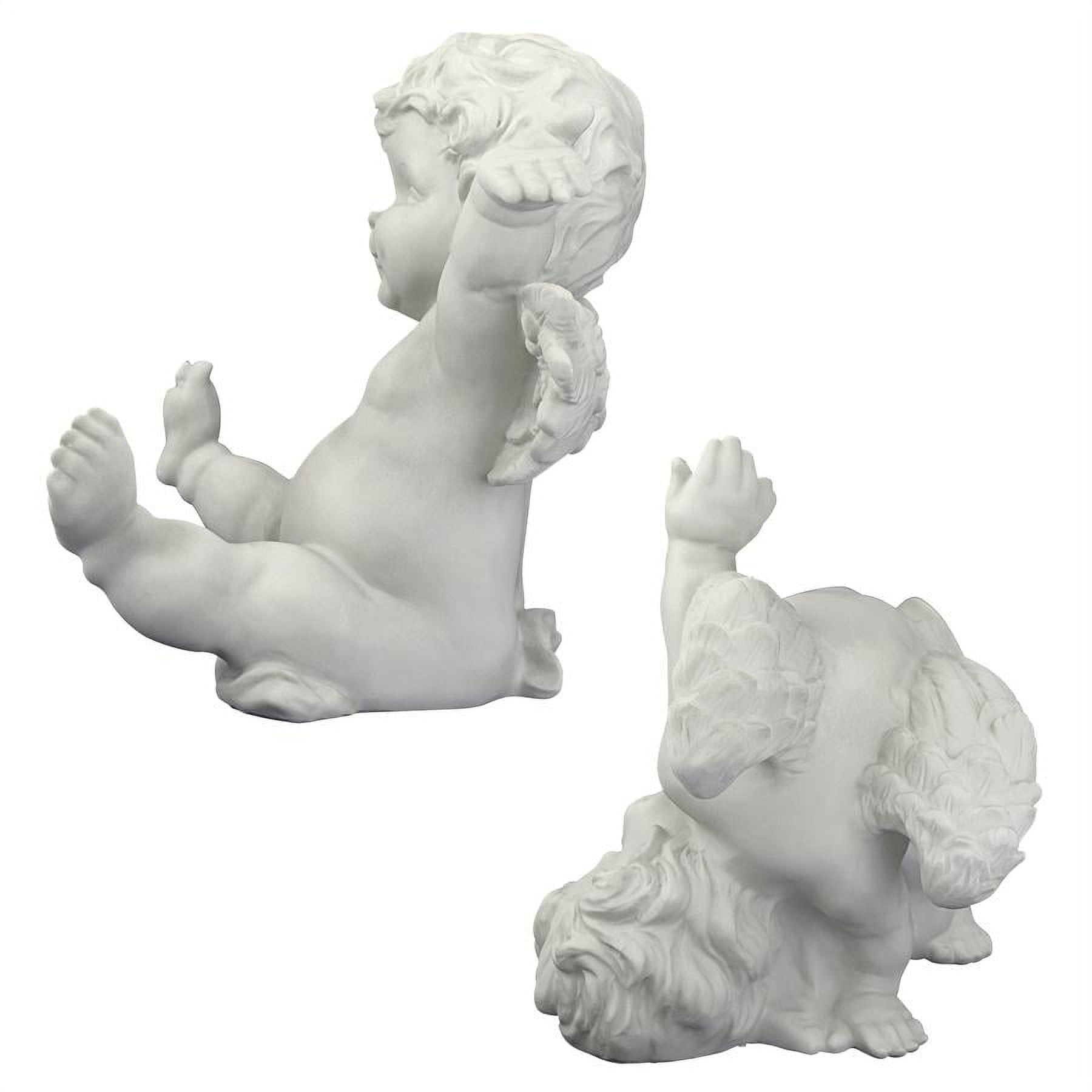 Design Toscano Topsy and Turvey the Cherub Twins Statues: Set of Two ...