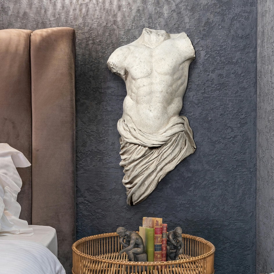 Design Toscano Torso of a Draped Athlete Male Wall Sculpture - Walmart.com