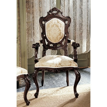 Design Toscano Charles II Chairs: Set of Six Armchairs - Walmart.com