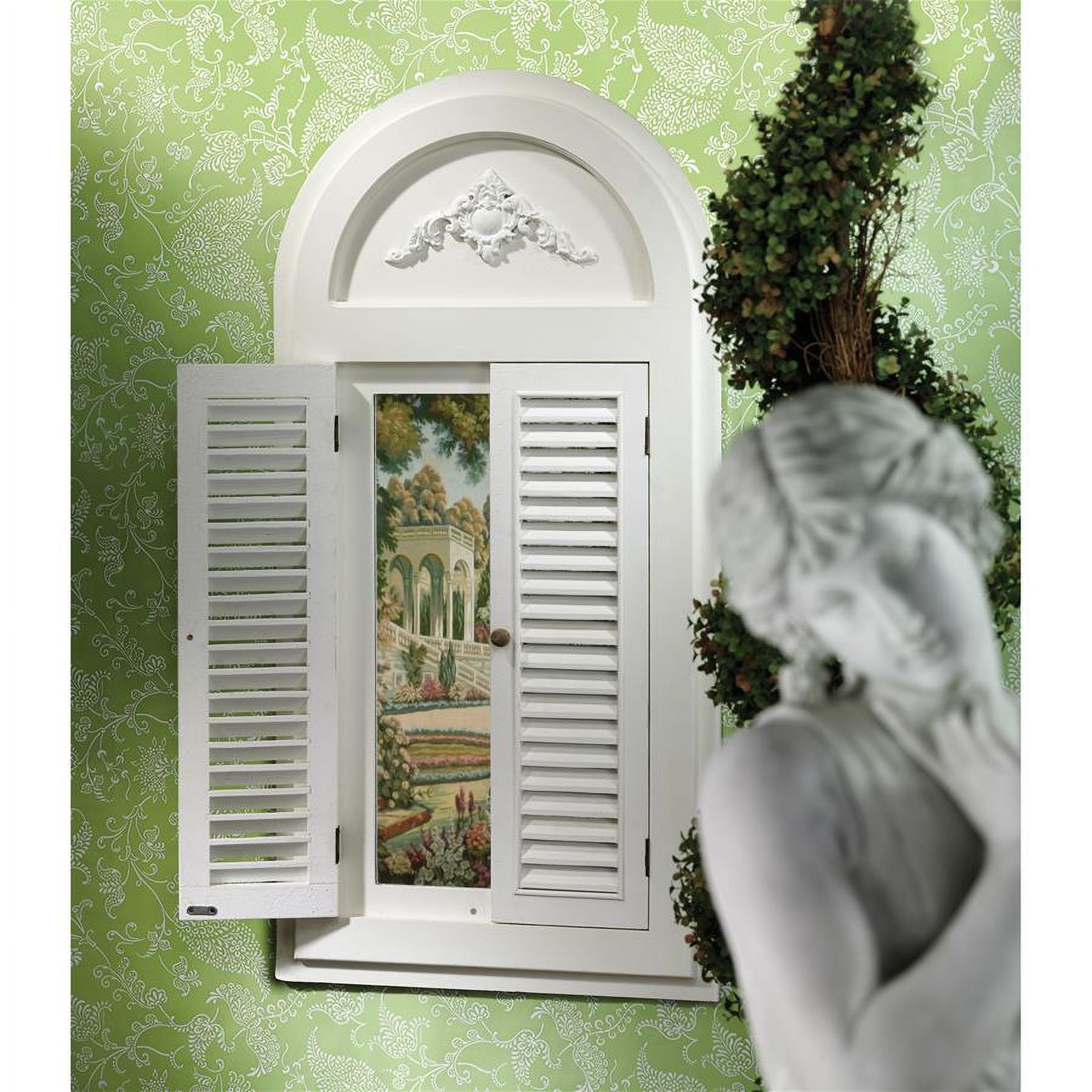 Design Toscano Tuscan Villa Shuttered Arch Mirror - Walmart.com