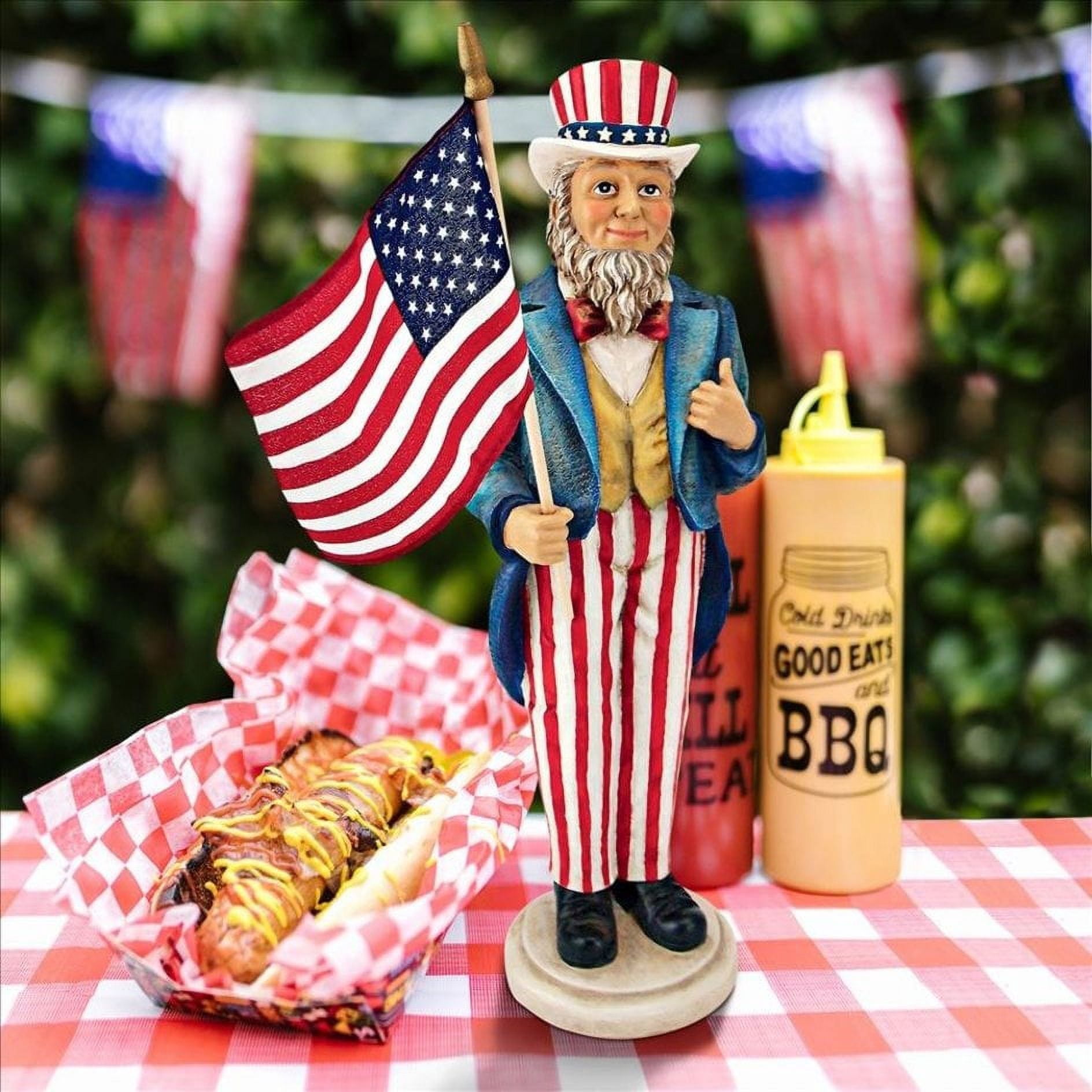 Design Toscano Uncle Sam Yankee Doodle Dandy Statue - Walmart Business ...