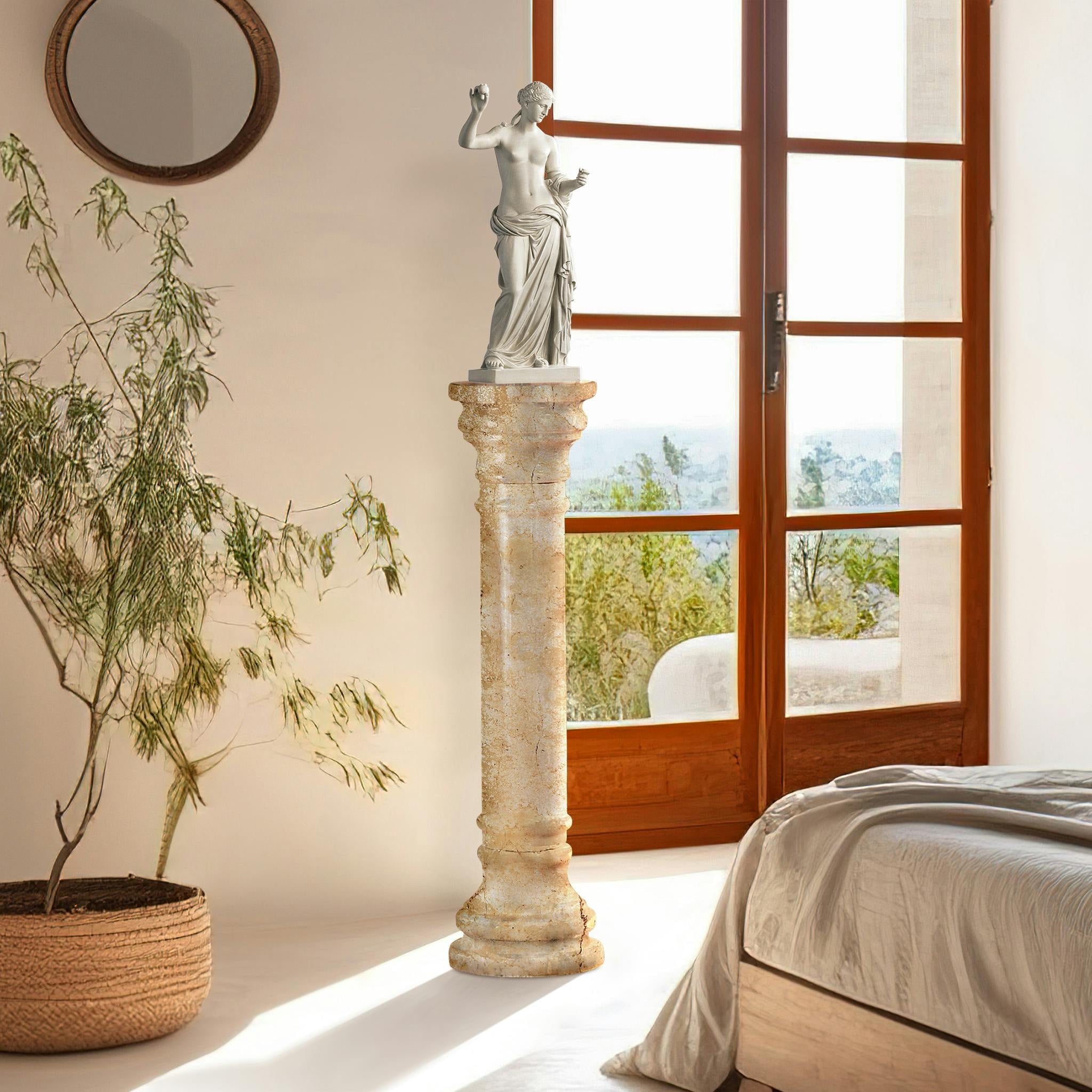 Design Toscano Verona Solid Marble Column: Large - Walmart.com