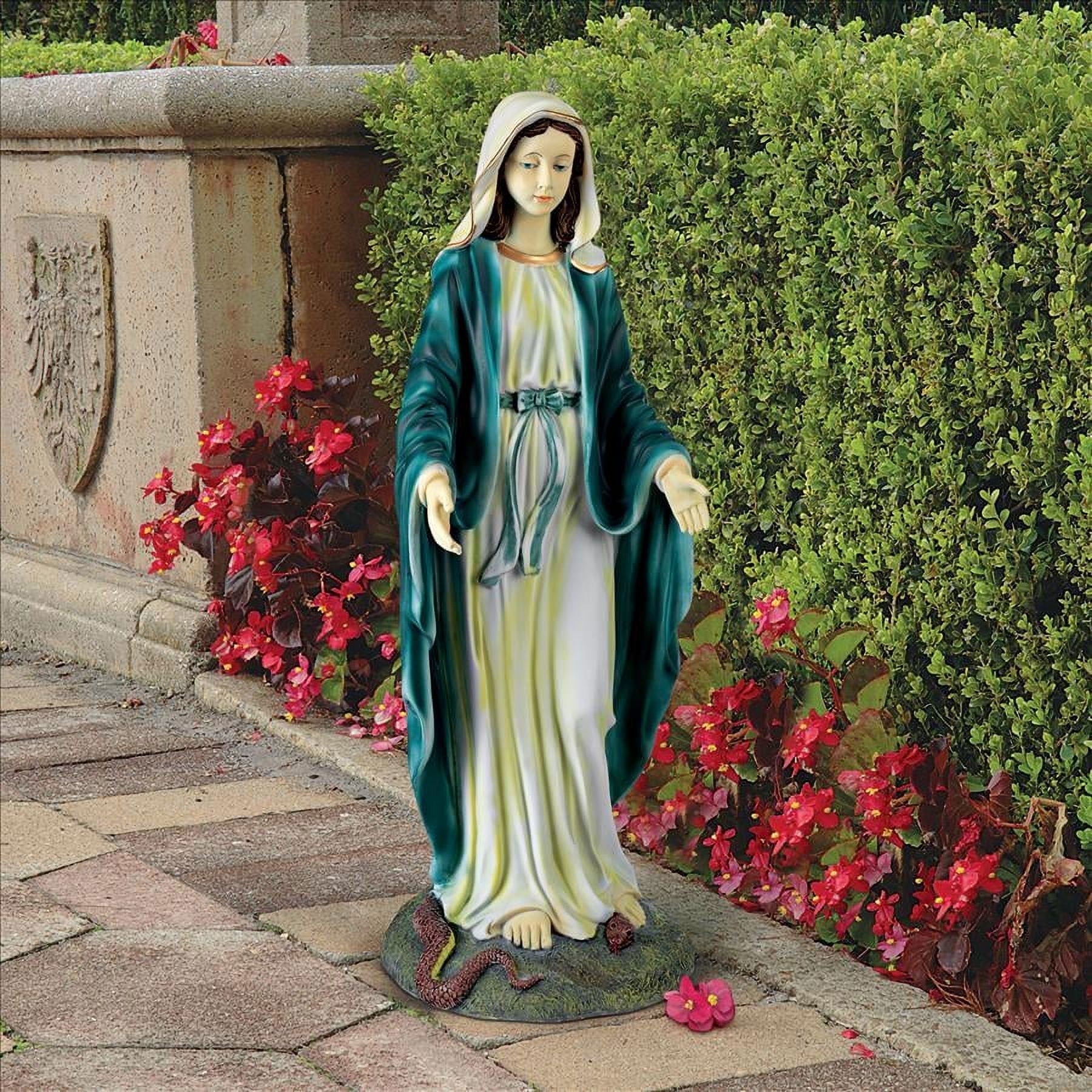 Design Toscano Outdoor Religious Virgin Mary The Blessed Mother Garden ...