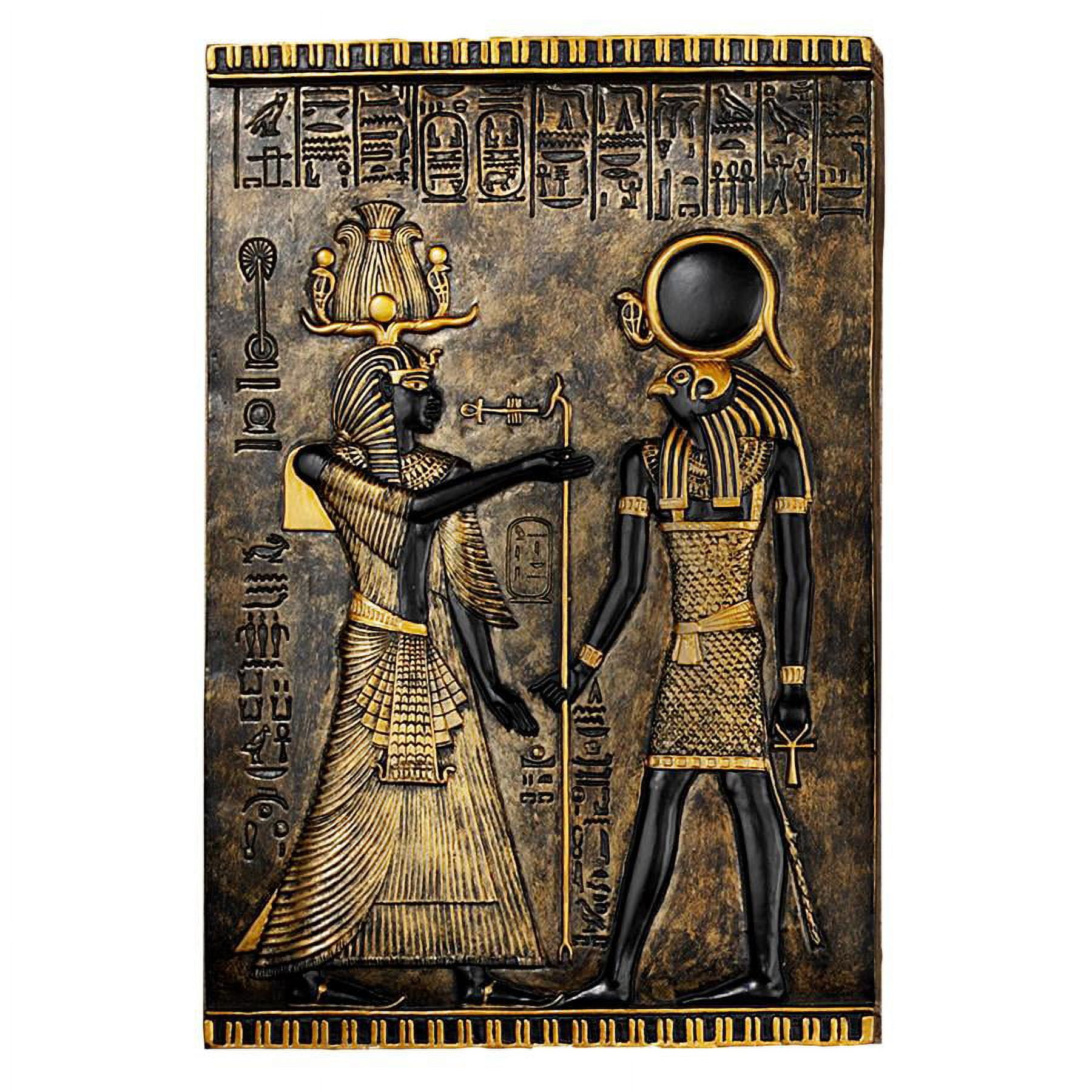 Design Toscano WU68176 Egyptian Temple Stele Plaque: Horus - Walmart.com