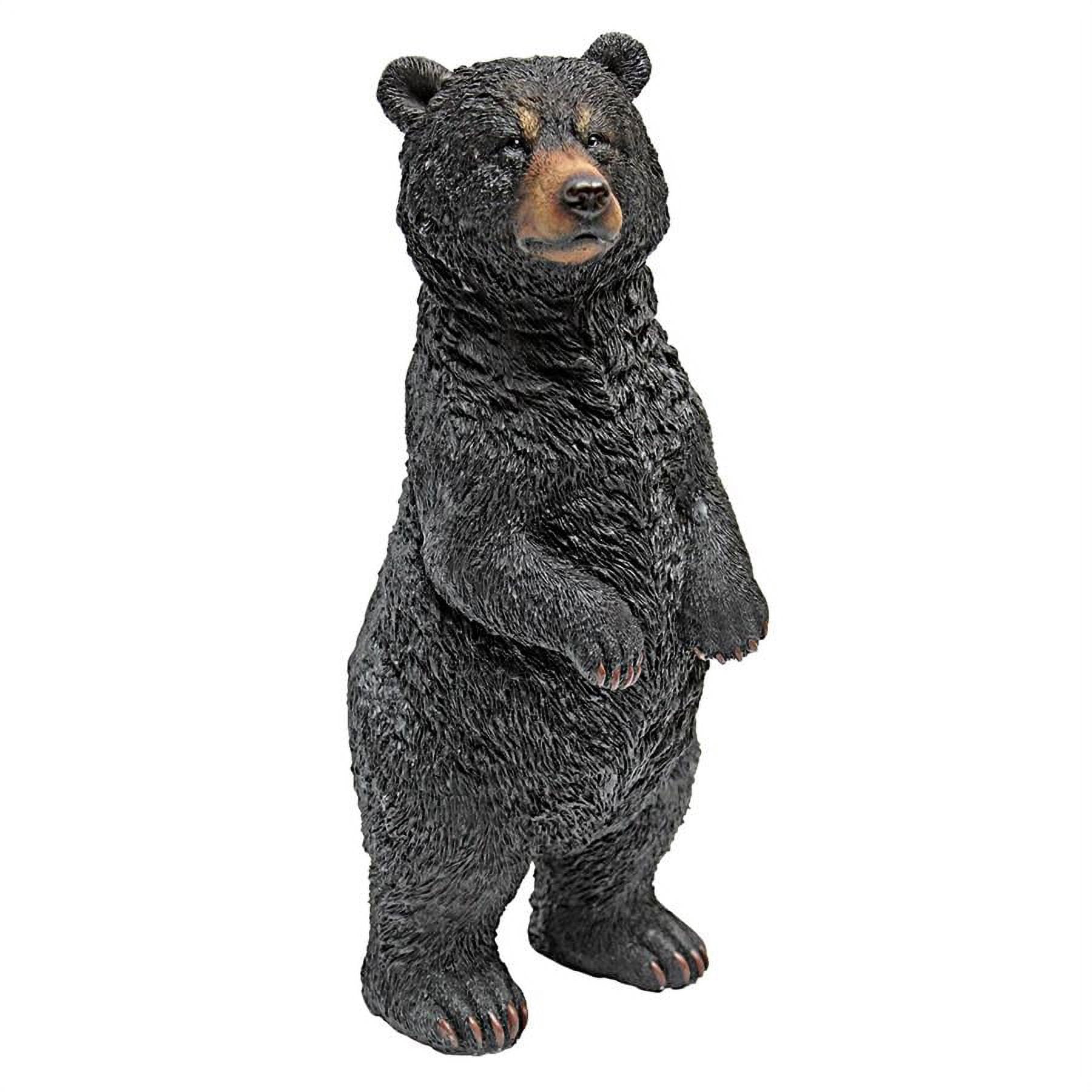 Design Toscano Walking and Standing Black Bear Statues: Standing ...