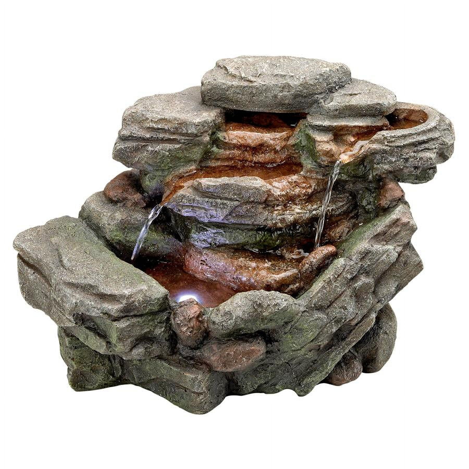 Design Toscano Waterfall Creek Cascading Tabletop Fountain - Walmart.com