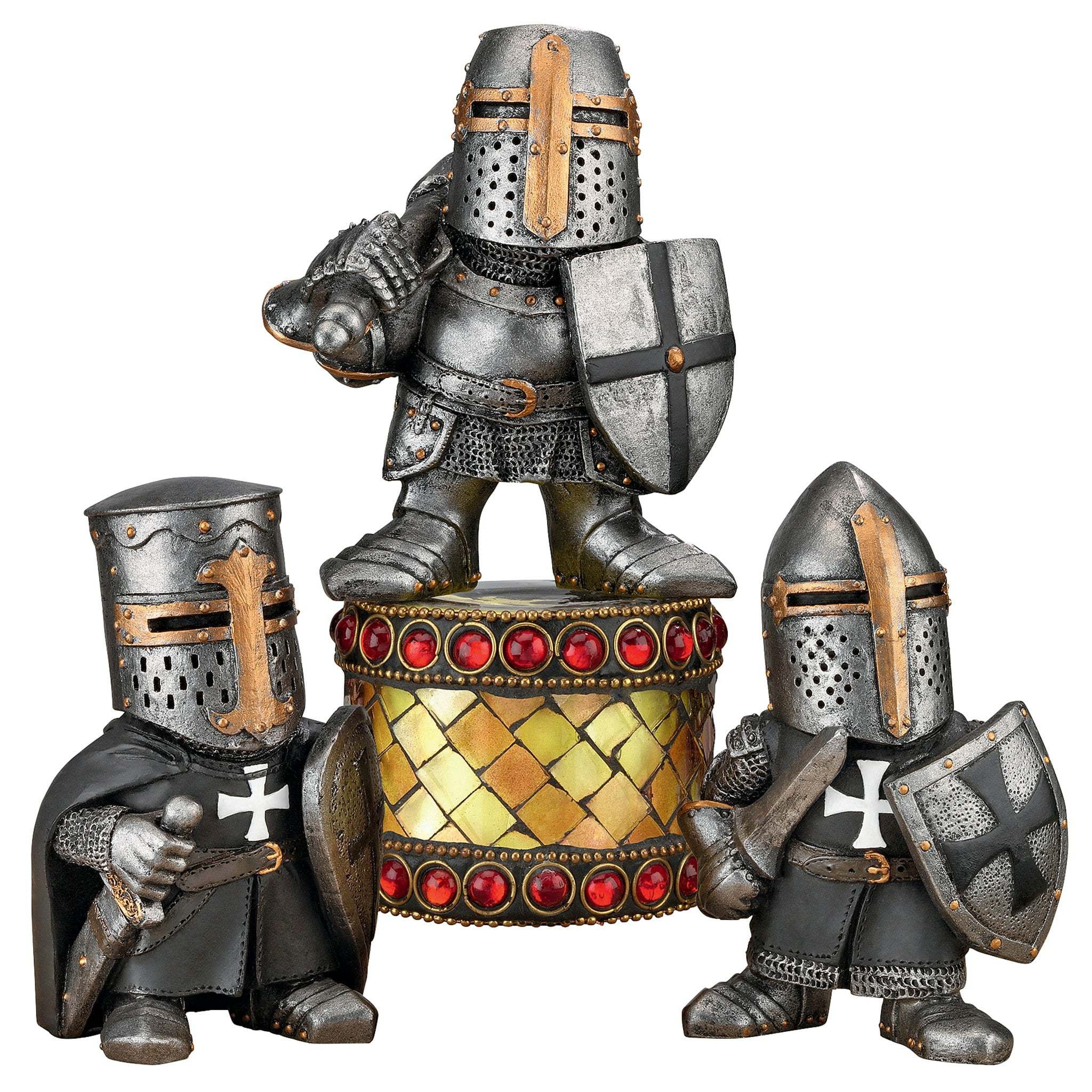 Design Toscano Wee Medieval Crusader Knights of the Gothic Realm Statue ...