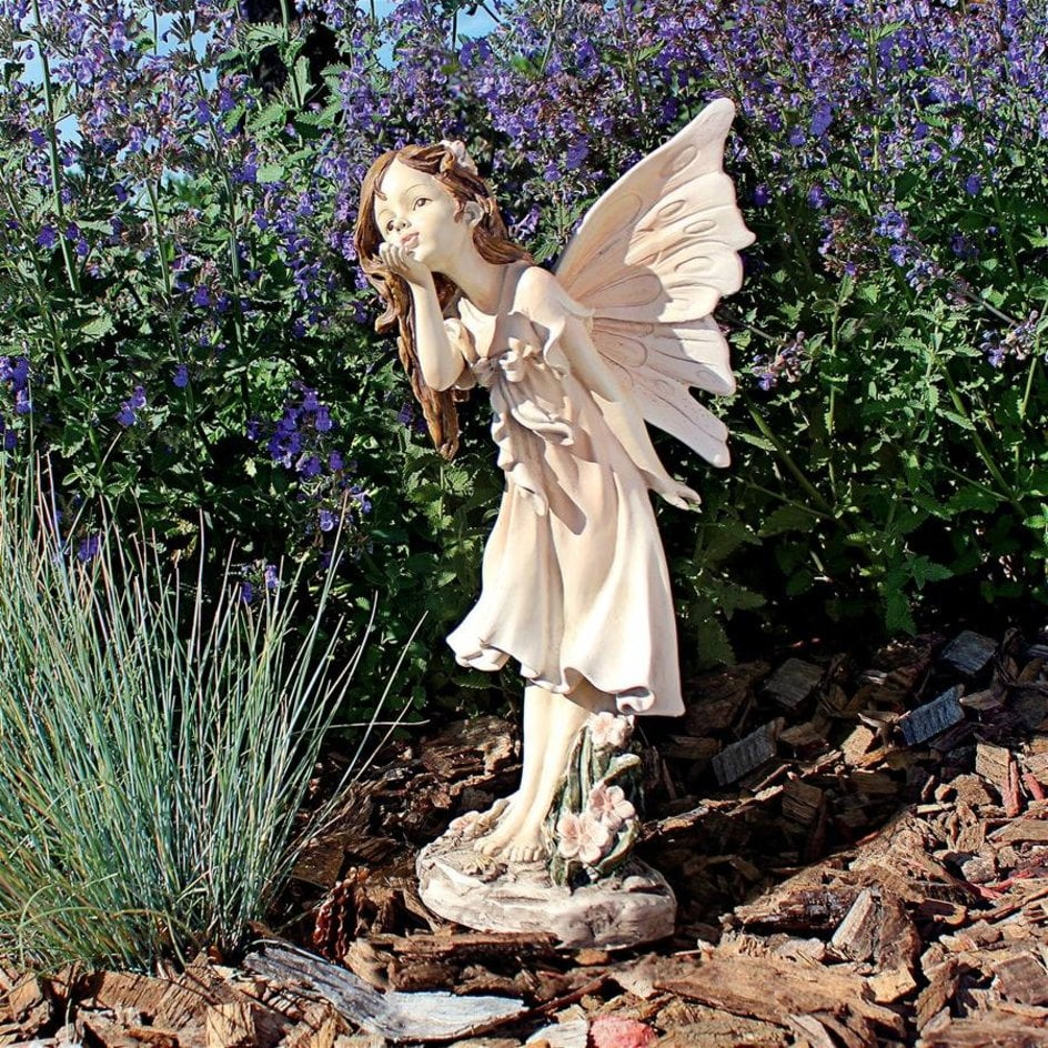 Design Toscano Wildflower Meadows Fairies Garden Statue: Blossom ...
