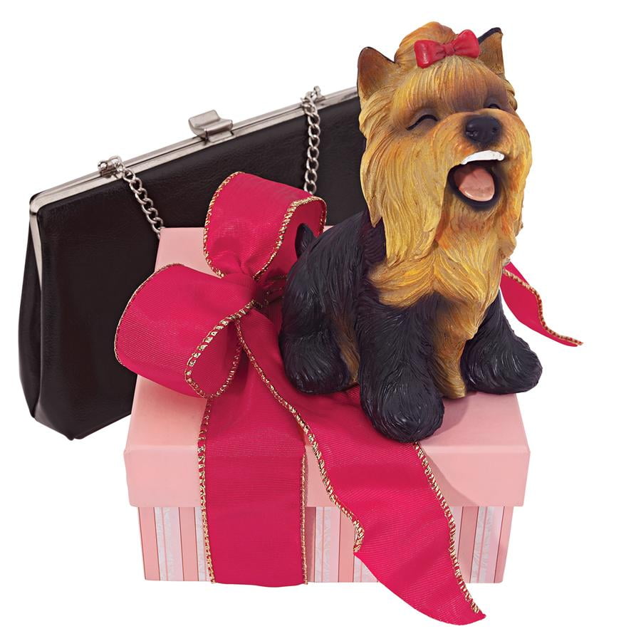 Design Toscano Yip Yap Yorkshire Terrier Puppy Dog Statue: Set of Two ...