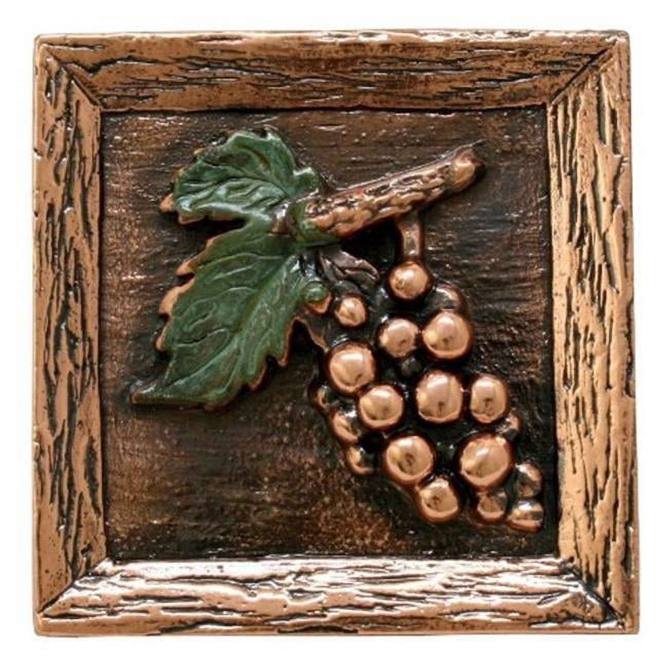 Design Tuscany DT-17-313C Mediterranean Grapes Tile, Copper - Pack of ...