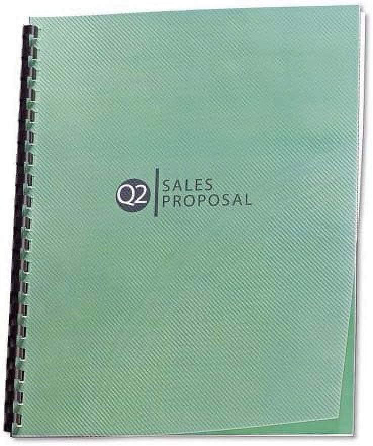 Design View Presentation Binding System Covers, 11 X 8-1/2, Clear, 25 ...