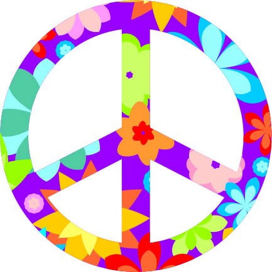 Design With Vinyl Artwork Peace Sign Tattoo Designs Happiness Hippie ...