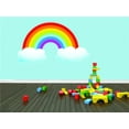Design With Vinyl Artwork Rainbow With Two Clouds Daycare School Free ...
