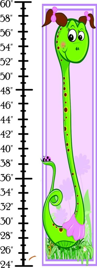Design With Vinyl Artwork Snake Cartoon Growth Chart Mark Child's ...