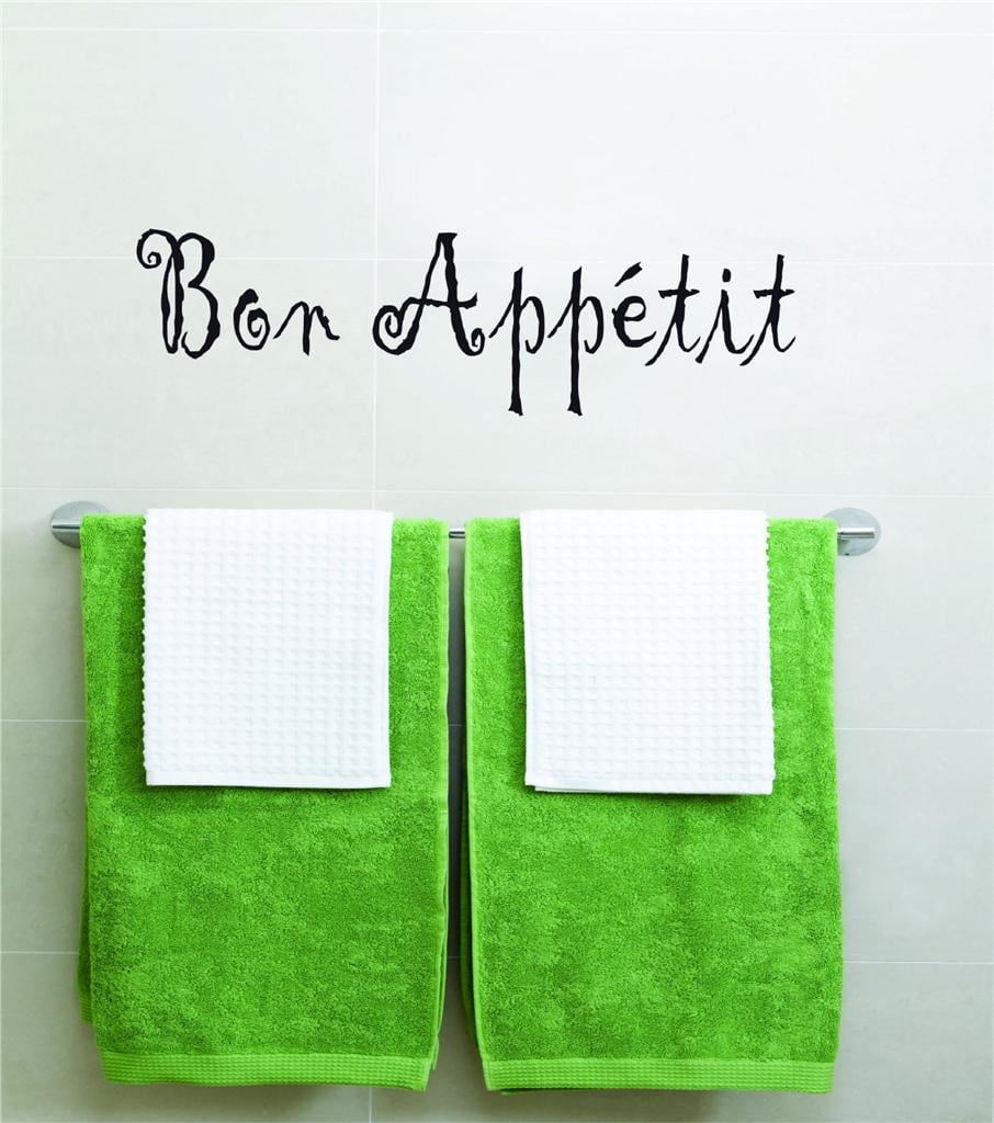 Design With Vinyl Bon Appetit Artwork Kitchen Good Appetite Enjoy Meal ...