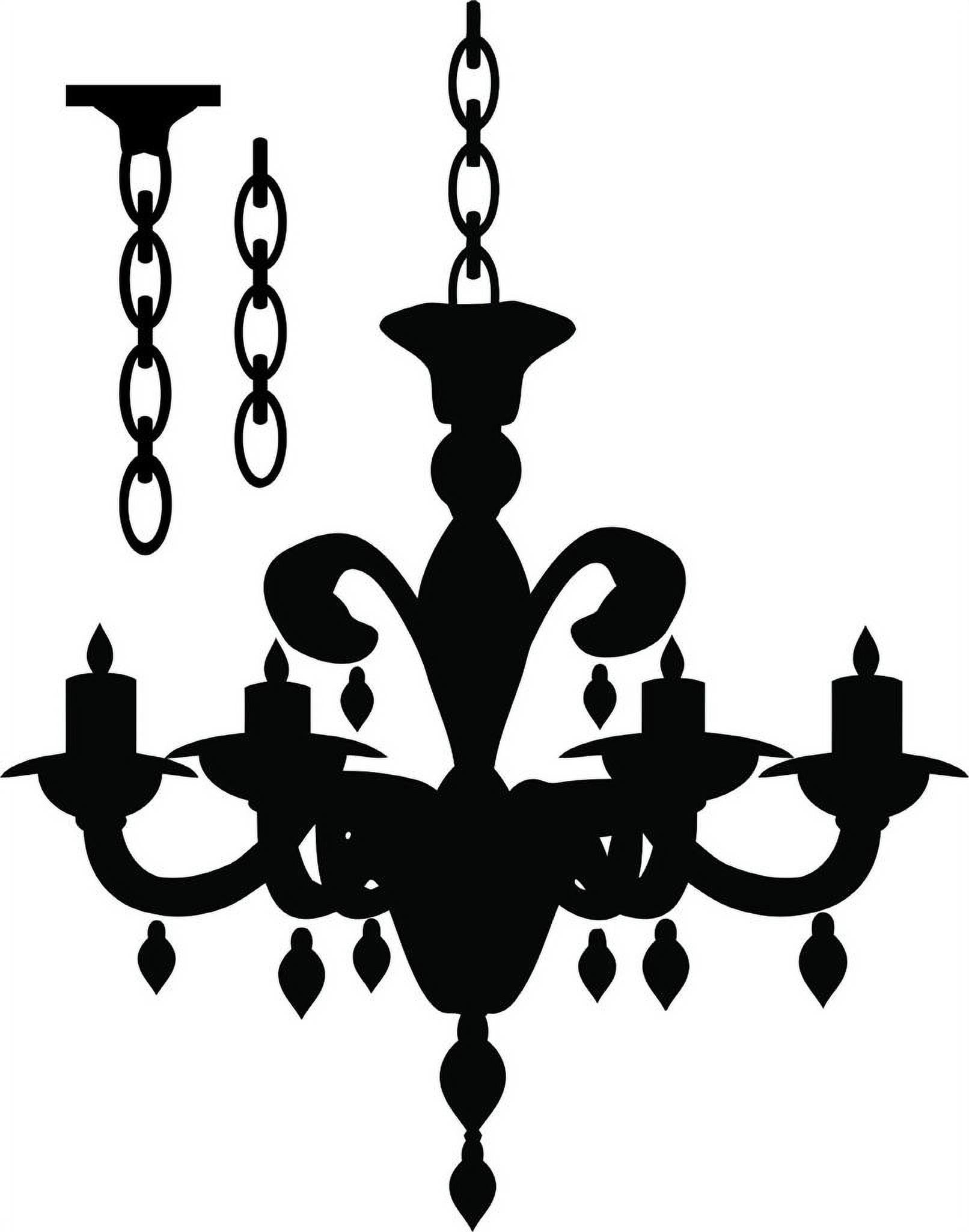 Design With Vinyl Chandelier 13 Artwork living room Hanging Light ...