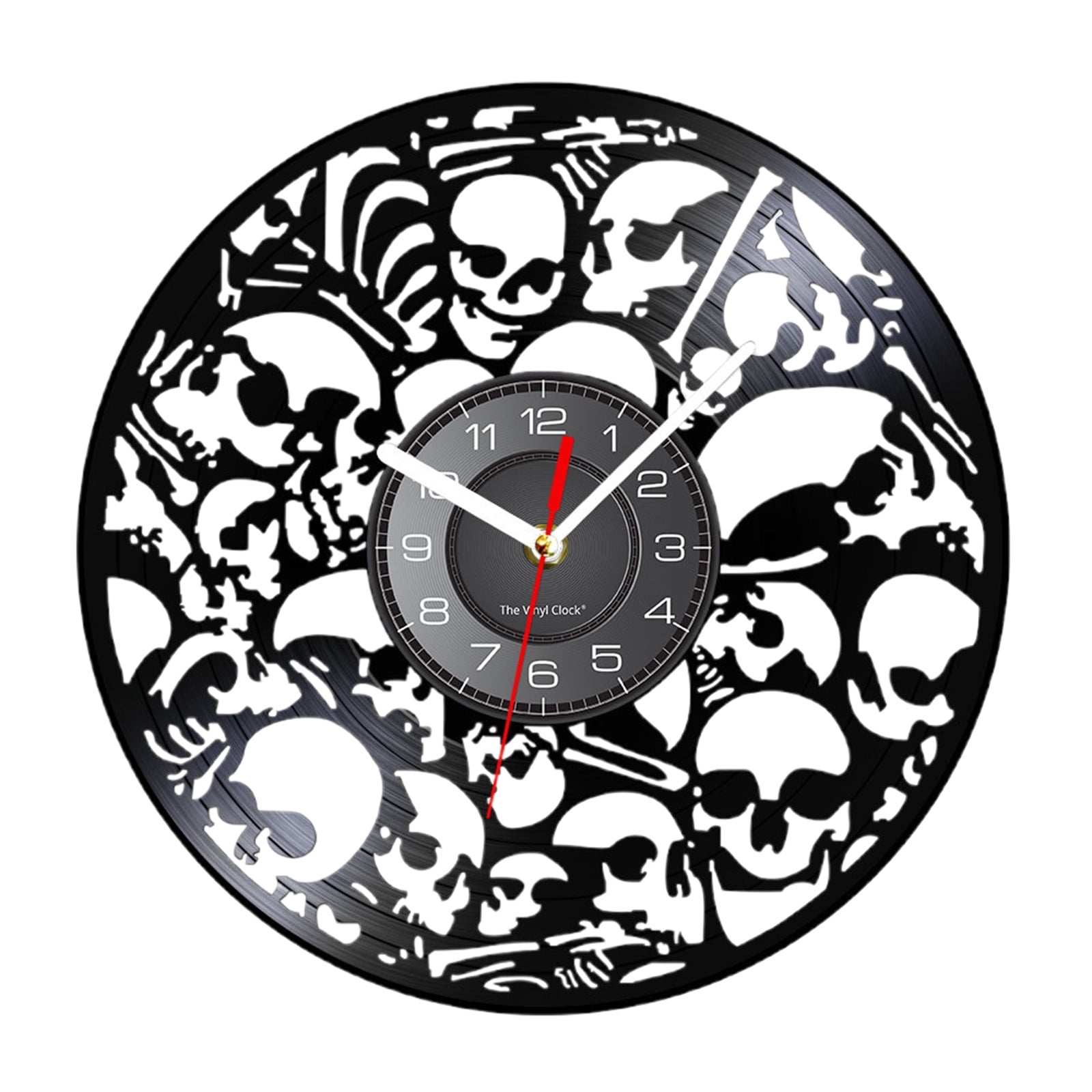 Design Wall Clock Retro Hanging Pile Wall Art Decorative Wall Clock ...