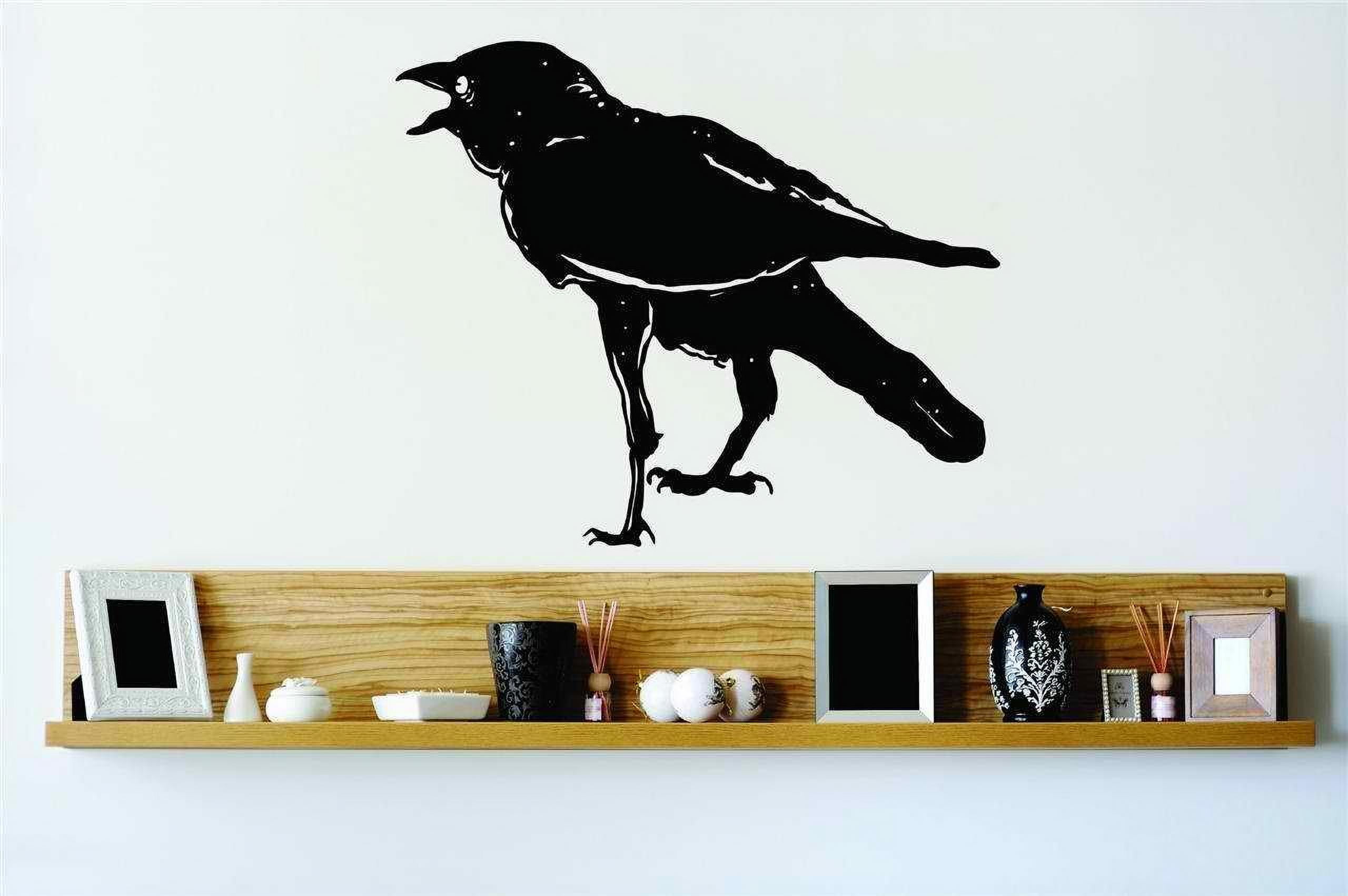 Design With Vinyl Artwork Black Birds Black Raven Crow Bird Wall Decal ...