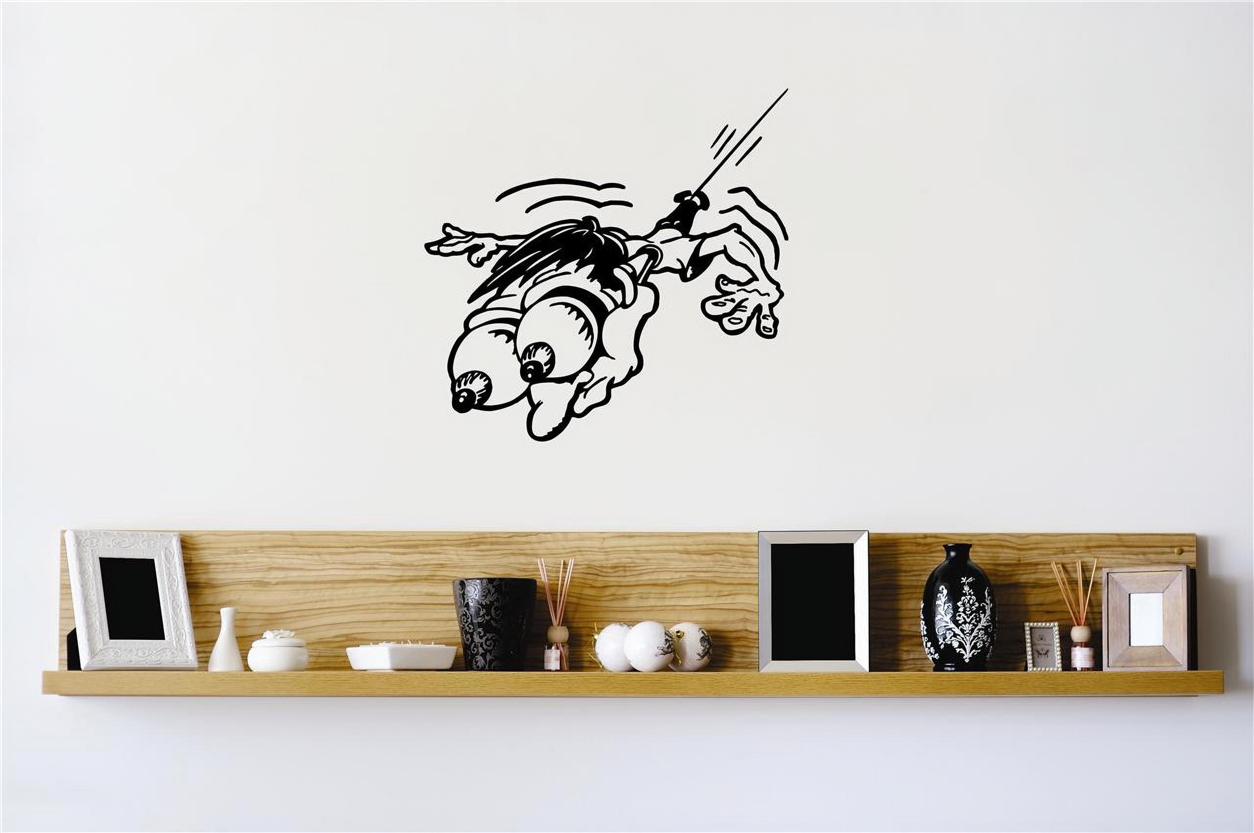 Design With Vinyl Artwork Bug Eyed Bungee Jump Critter Animal Wall ...