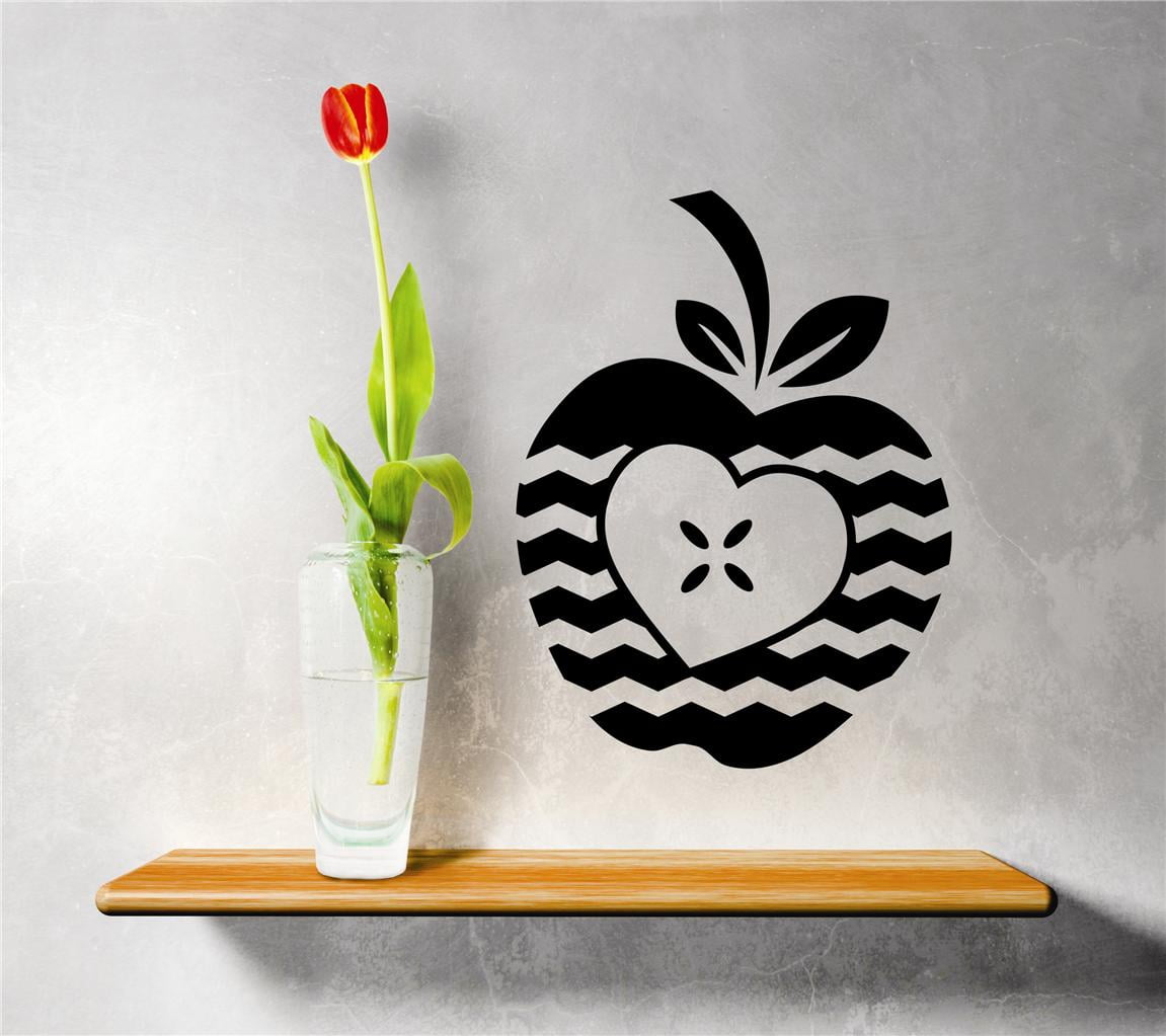 Design With Vinyl Artwork Framed Apple And Leaf Design Tree Orchard ...