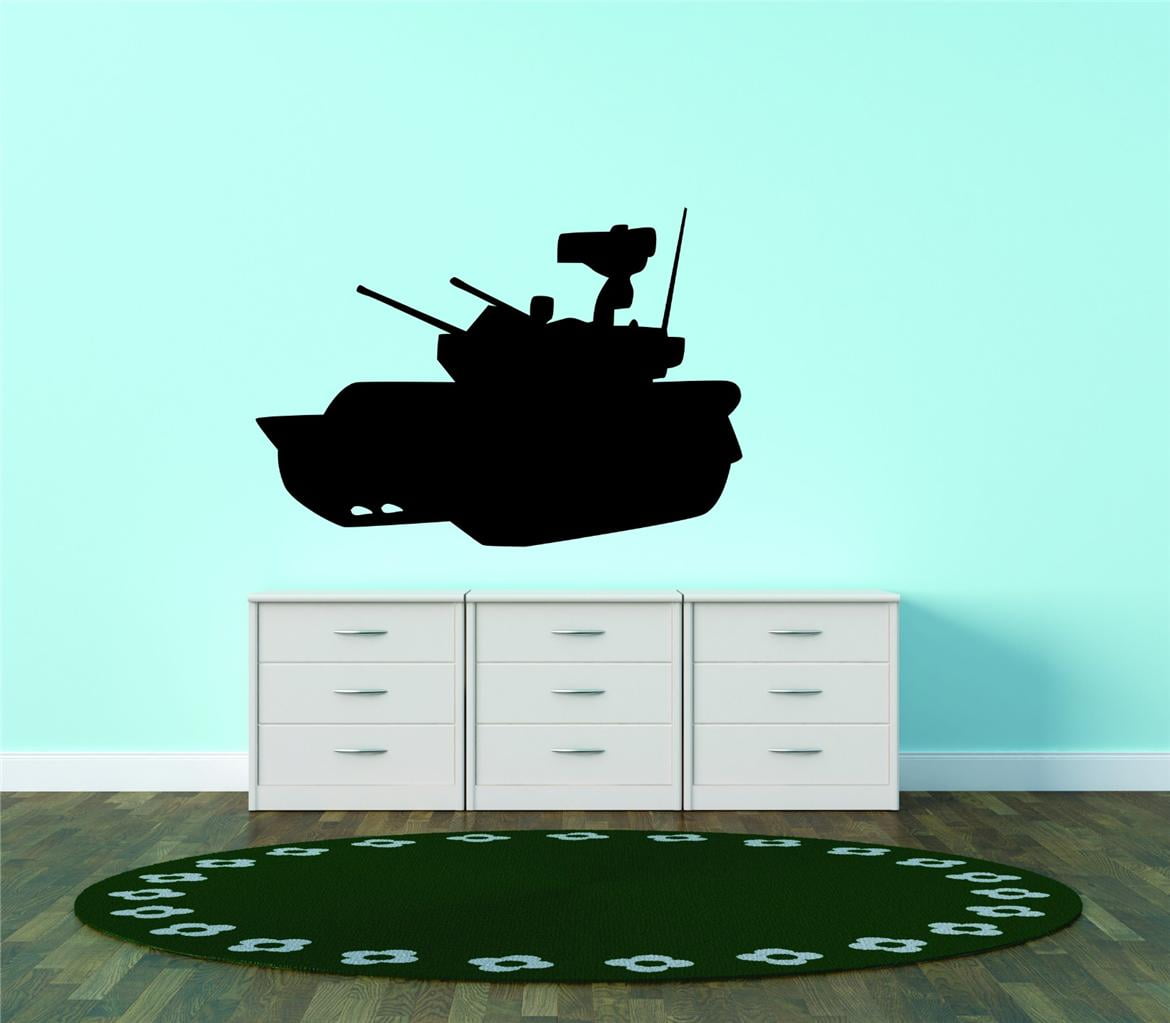 Design With Vinyl Artwork Tank Armored Military Vehicle Wall Decal for ...