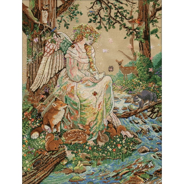 Design Works Counted Cross Stitch Kit 16"X20"-Mother Nature (14 Count ...
