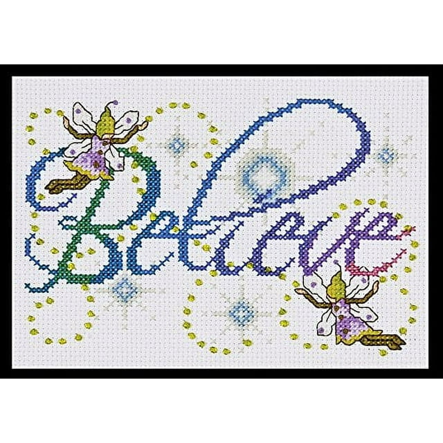 Design Works Counted Cross Stitch Kit 5"X7"-Believe (14 Count ...