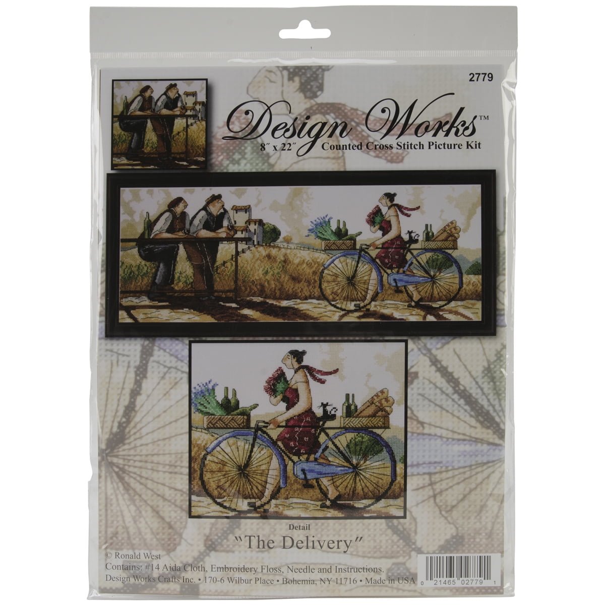 Design Works Counted Cross Stitch Kit 8"X22"-The Delivery (14 Count ...