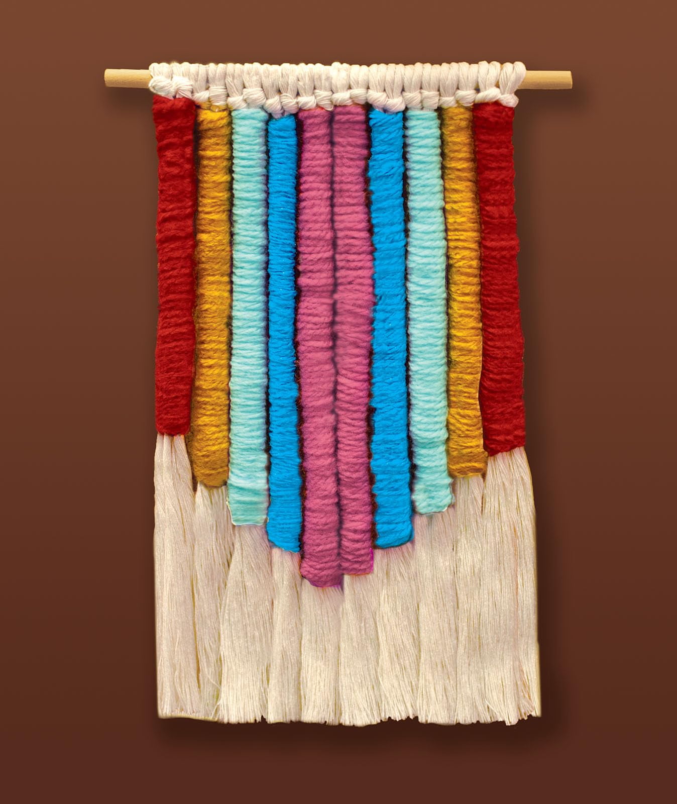 Design Works Crafts Inc. Multicolor Banner Macrame Kit, Multi - Walmart.com