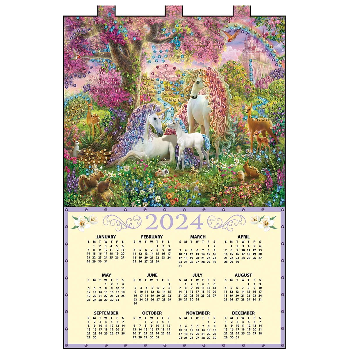 Design Works™ Fantastic Unicorns Calendar Felt & Sequin Kit - Walmart.com