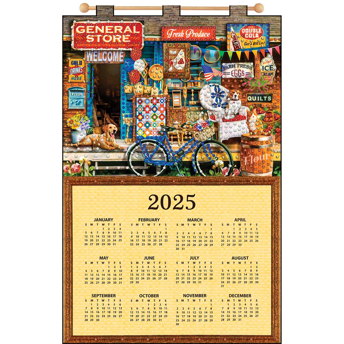 Design Works™ General Store Calendar Felt & Sequin Kit - Walmart.com