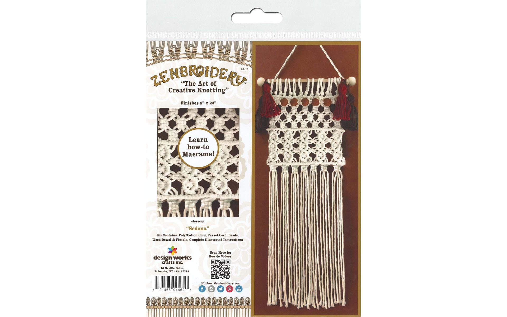 Design Works Zenbroidery Macrame Kit Sedona - Walmart.com