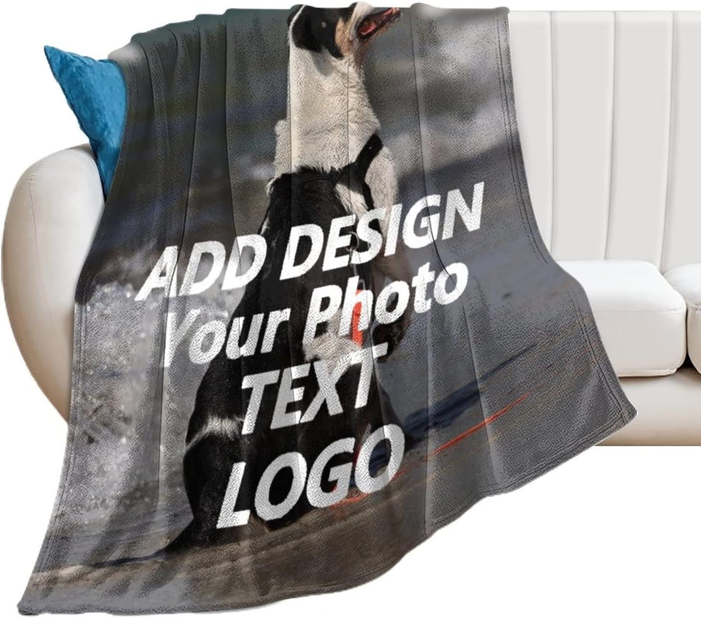 Design You Own Blanket ized Blanket Personalized Throw Blanket Add Text ...