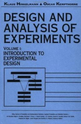 Pre-Owned Design and Analysis of Experiments, Introduction to Experimental Design (Hardcover ...
