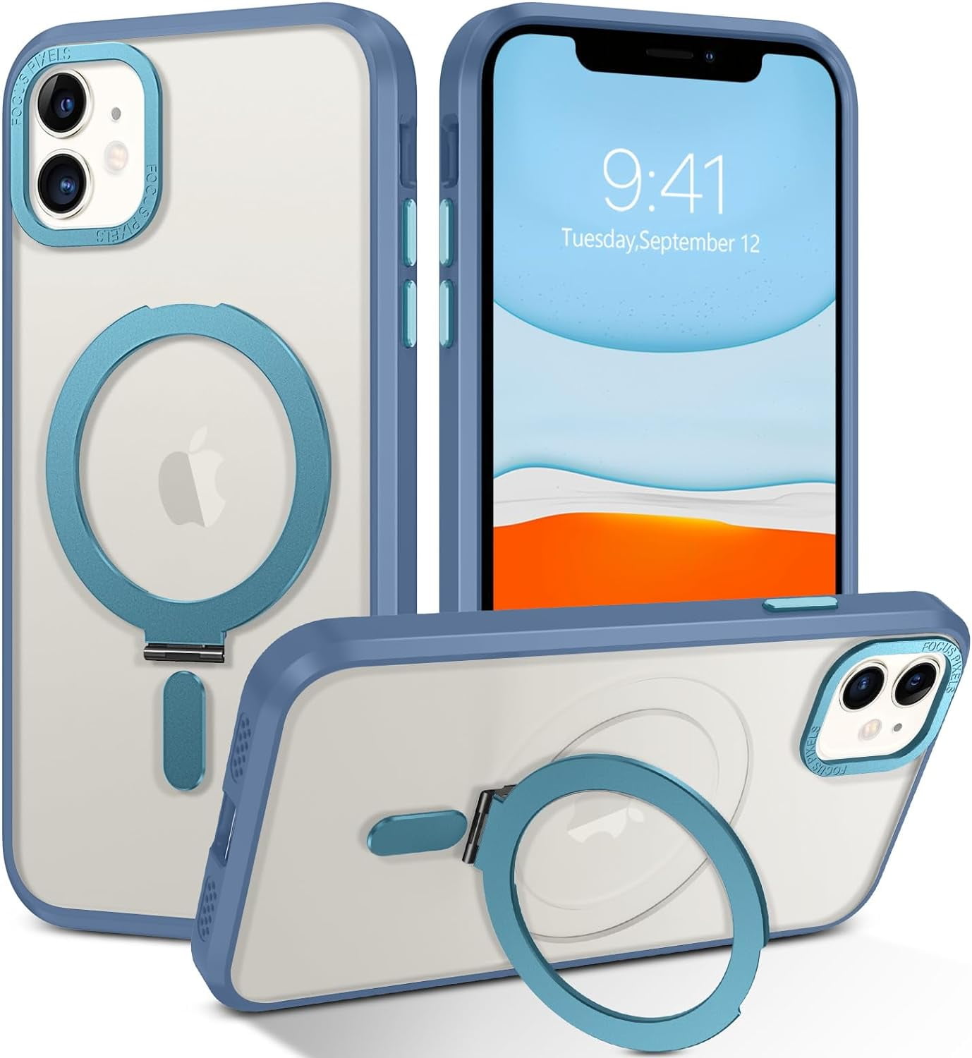 Design for iPhone 11 Magnetic Case with Invisible Stand [Compatible ...