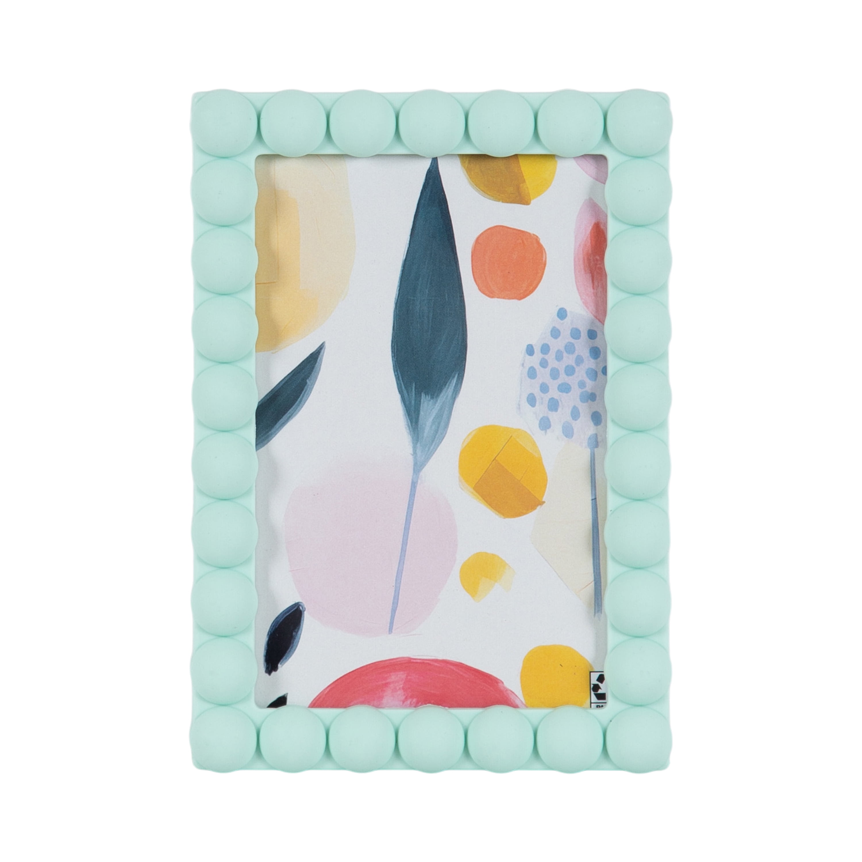 DesignOvation 4x6 Beaded Mint Decorative Tabletop Picture Frame ...