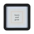 DesignOvation 5x5 Matted for 4x4 Rounded Basic Black Decorative Tabletop Picture Frame - Walmart.com